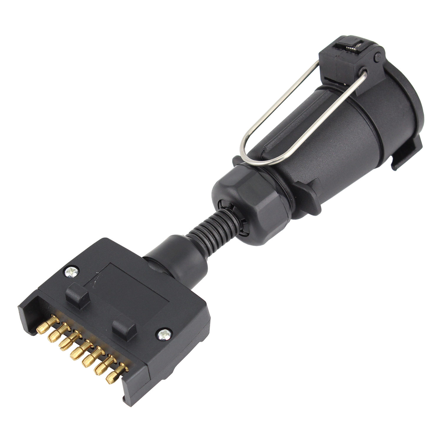 Adaptor 7 Pin Flat Vehicle to Round Trailer