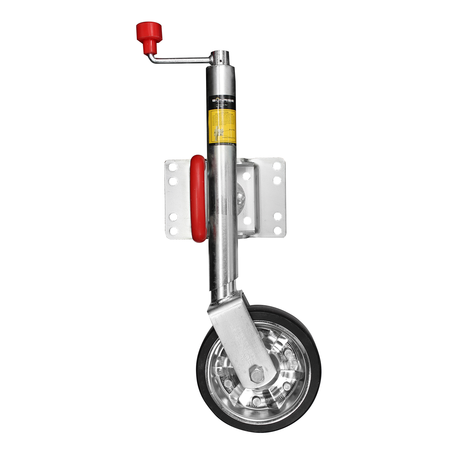 Jockey Wheel Swing Up 8" Steel Wheel Heavy Duty 750lbs