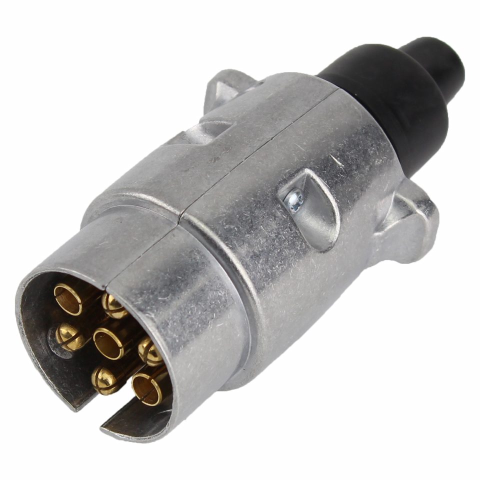 7 Pin Male Round Plug Aluminium