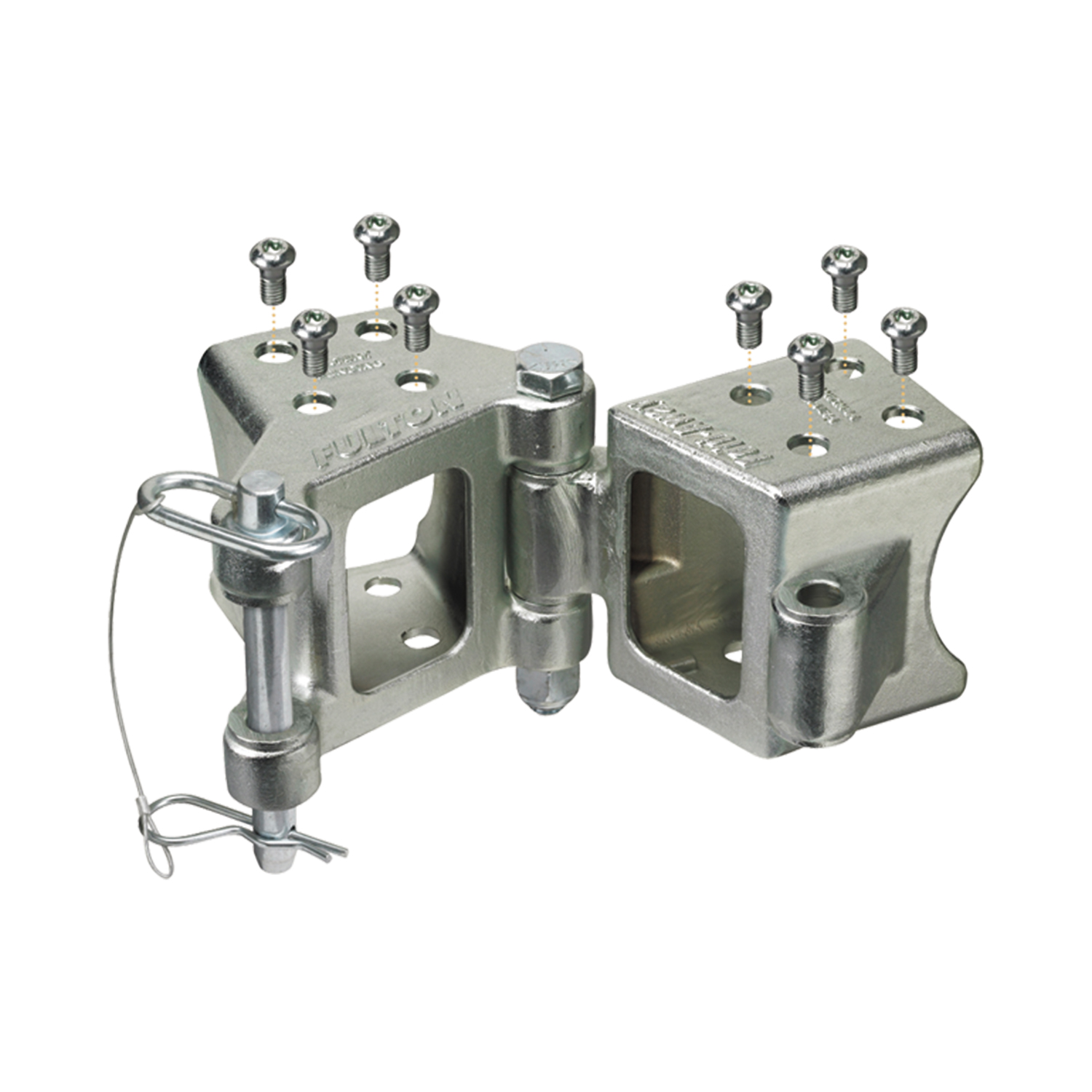 FULTON Fold Away Bracket Bolt On 3 x 4" Zinc