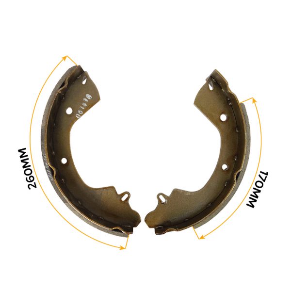 9" Hydraulic Brake Shoes Set