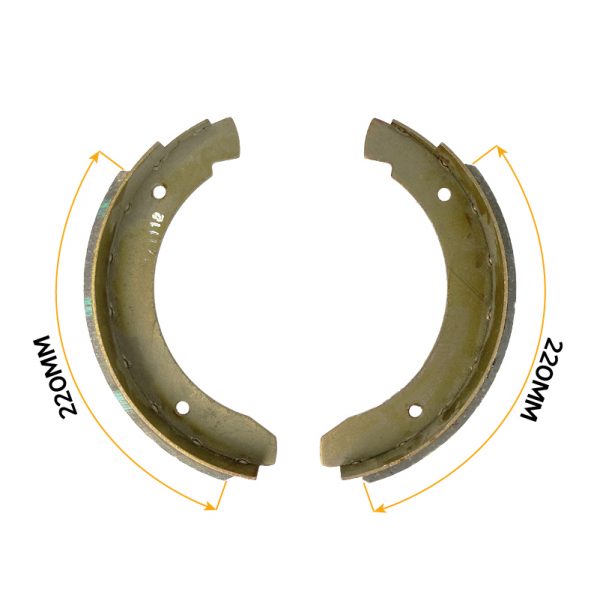 9" Mechanical Brake Shoes Set