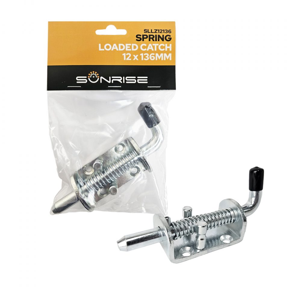Spring Loaded Catch with Hold Facility 12x136mm