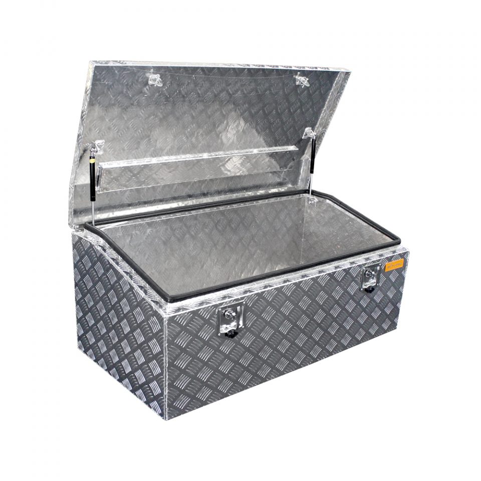 Aluminium Tool Box Slanted Lid Rectangular 1200 x 600 x 500mm