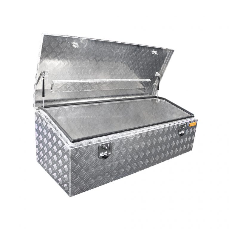 Aluminium Tool Box Slanted Lid Rectangular 1500 x 600 x 500mm