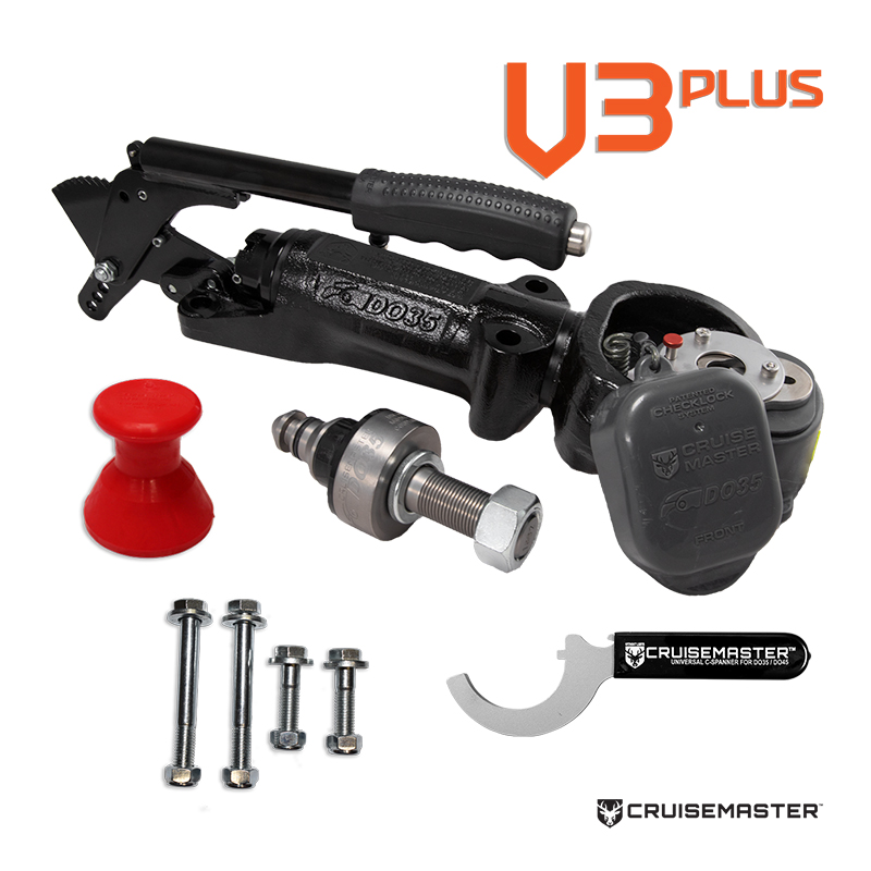 Cruisemaster DO35 V3 Plus Coupling 7/8" Tow-Pin with Hand Brake