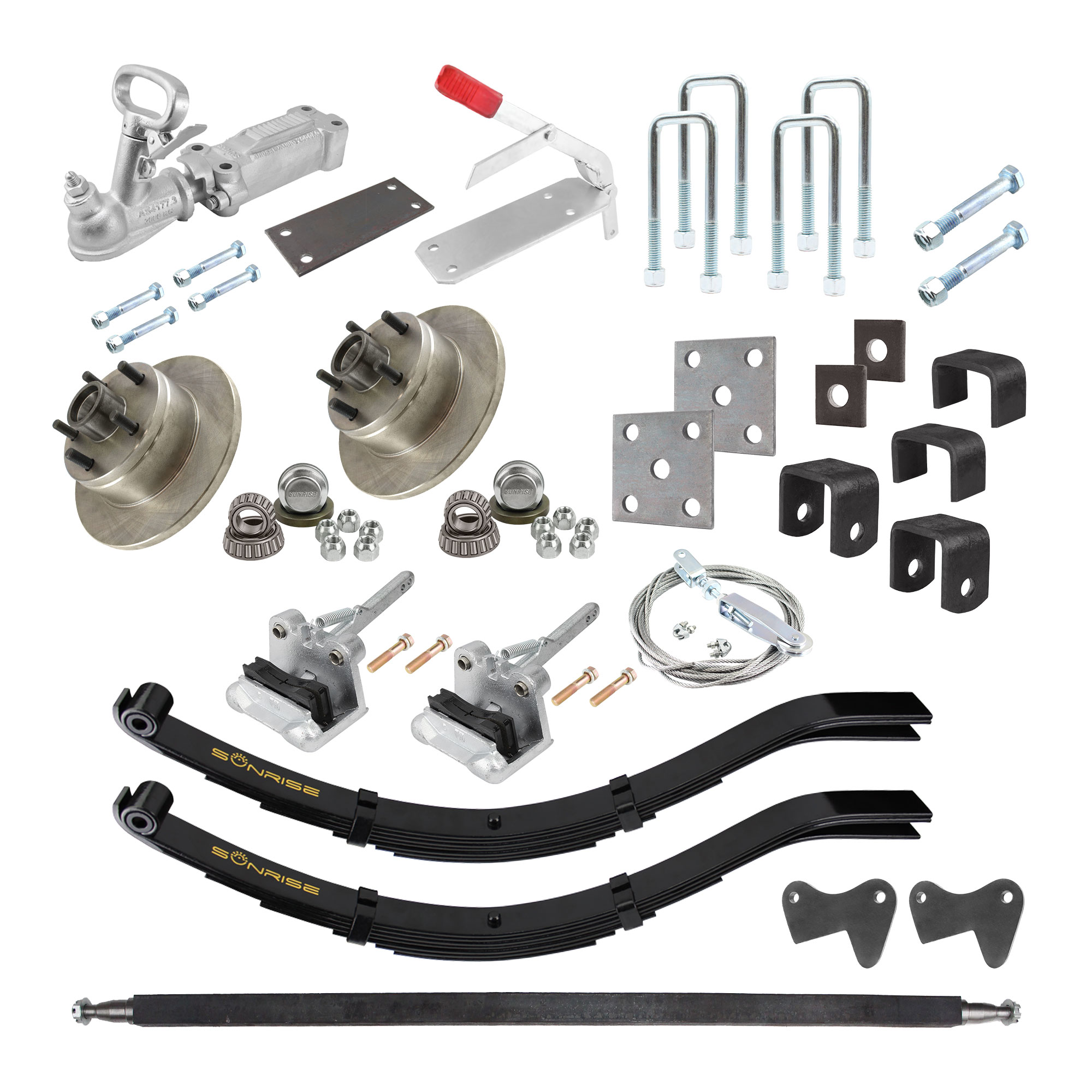 DIY Single Axle Mechanical Disc Brake kit