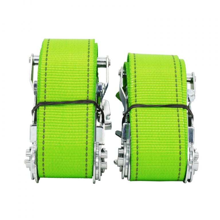 Adjustable Wheel Chock Kit with 1.8m Strap 600mm E-Tracks ATV