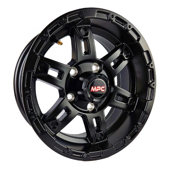 13 x 5.5" Ford Aluminum Alloy Mag Trailer Rim Wheel MPC Devil Satin Black