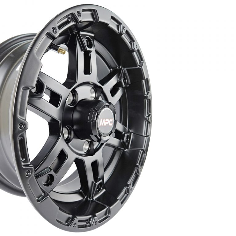 14 x 6" Ford Aluminum Alloy Mag Trailer Rim Wheel MPC Devil Satin Black