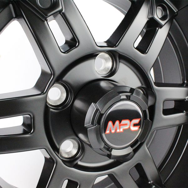 14 x 6" Ford Aluminum Alloy Mag Trailer Rim Wheel MPC Devil Satin Black