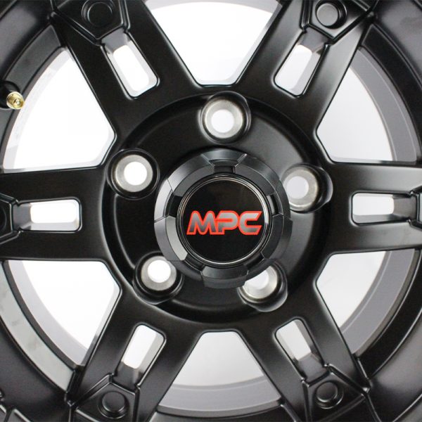 13 x 5.5" Ford Aluminum Alloy Mag Trailer Rim Wheel MPC Devil Satin Black