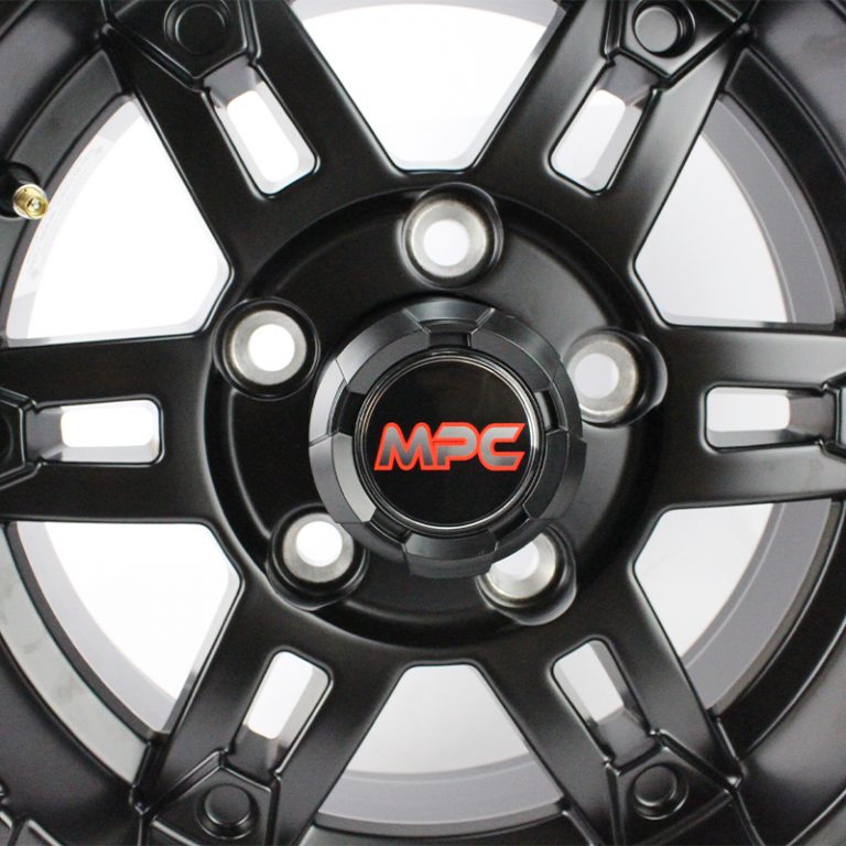 14 x 6" Ford Aluminum Alloy Mag Trailer Rim Wheel MPC Devil Satin Black