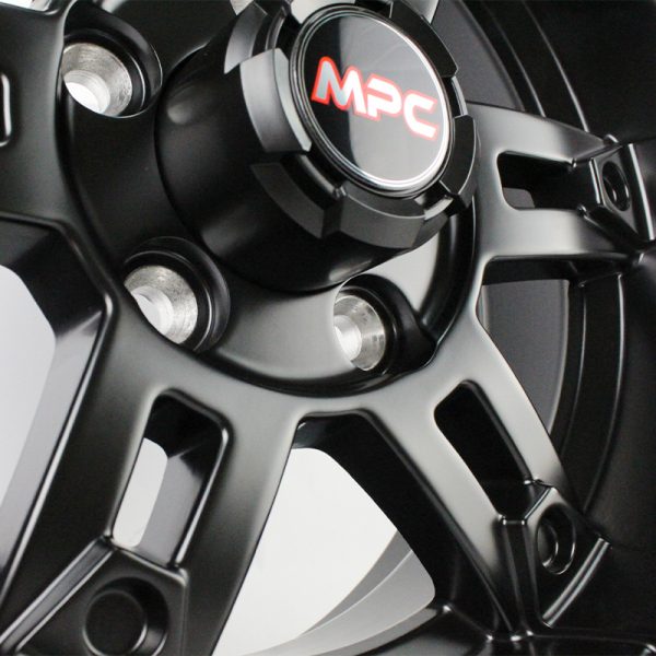 13 x 5.5" Ford Aluminum Alloy Mag Trailer Rim Wheel MPC Devil Satin Black