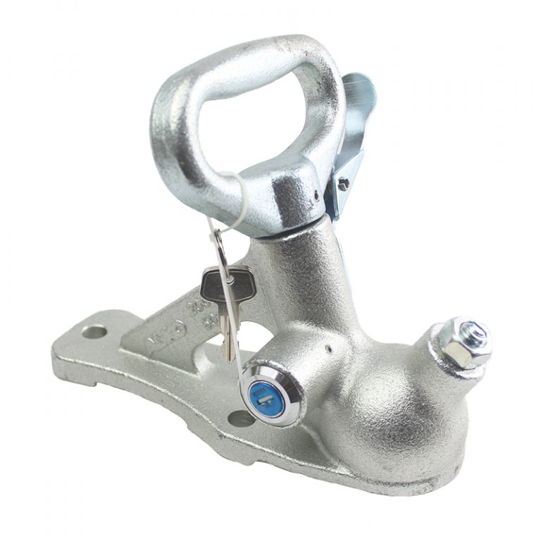 Trailer 2/3/4 Hole Quick Release Lockable Coupling Hitch 2000KG 614065LPL