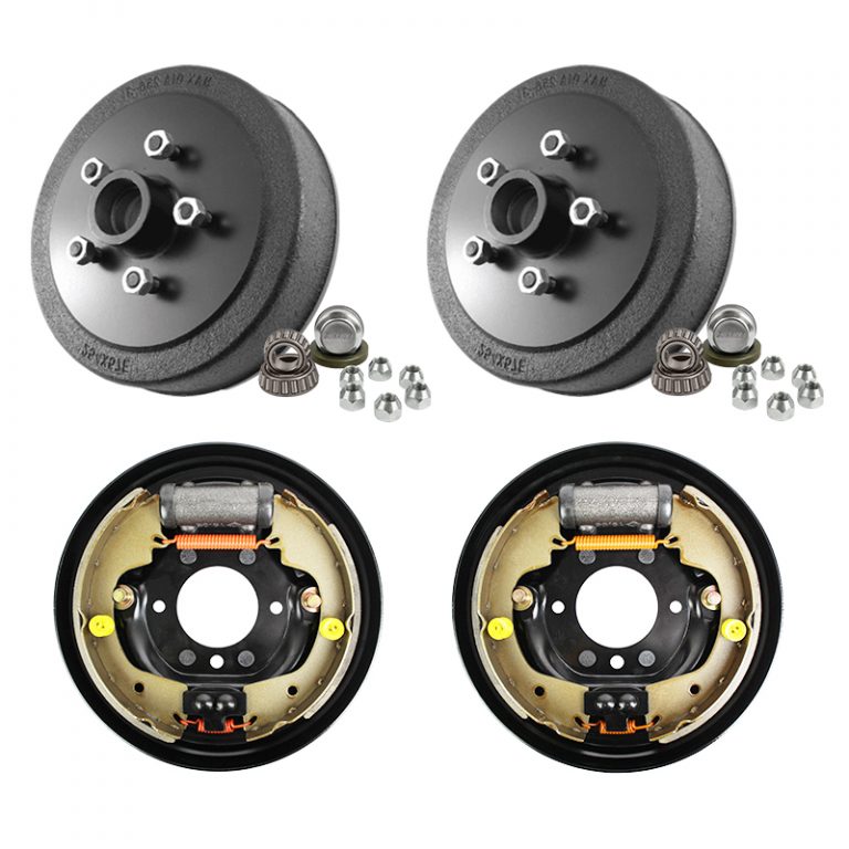 9" Hydraulic Trailer Brake Kit Drums and Backing Plate Caravan Set